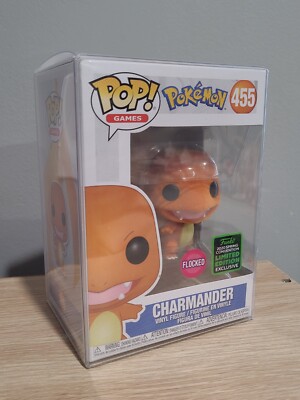 Pokemon - Charmander Flocked #455 - 2020 Spring Convention Funko Pop ...