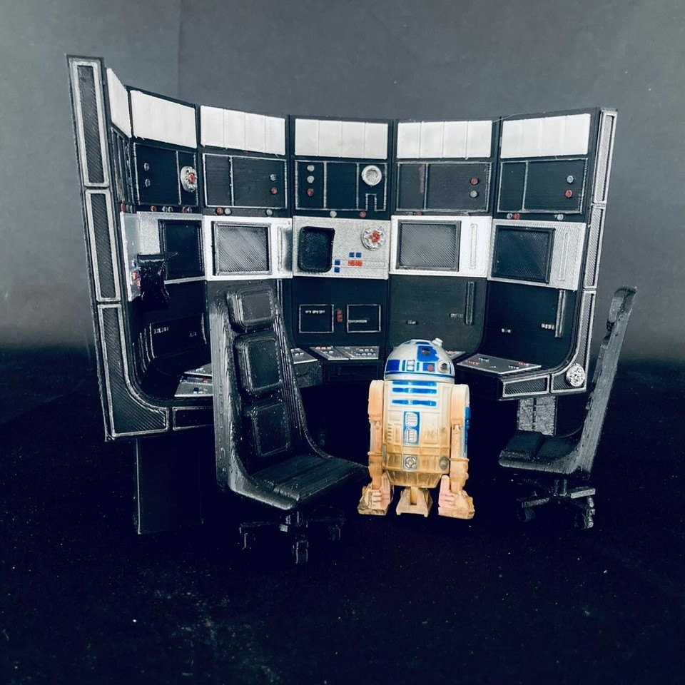 Star Destroyer Control Room for 3.75 inch (1:18) Scale Action Figure | eBay