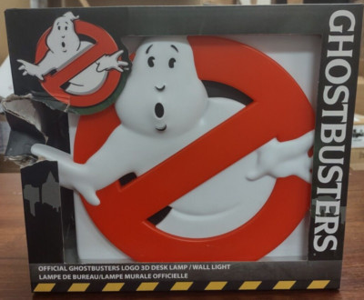 Ghostbusters Logo 3D Desk Lamp Wall Light, New, NIB, RARE!!! | eBay