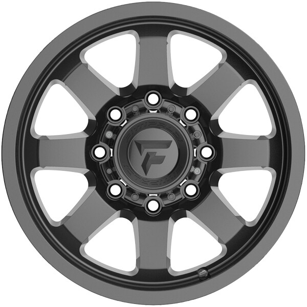 (Set of 4) Fittipaldi Offroad FA16B 20x9 8x6.5" +12mm Gloss Black ...