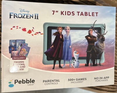 PEBBLE GEAR DISNEY FROZEN 2.7" KIDS WIFI TABLET 16GB LIGHT BLUE BRAND ...