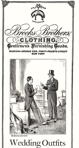 1929 BROOKS BROTHERS AD ~ GENTLEMEN'S WEDDING OUTFITS | eBay