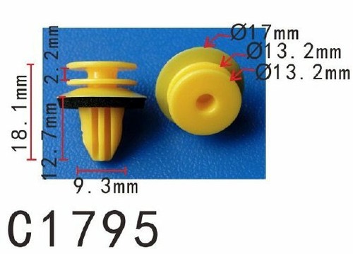 20pcs Fit Benz Push-Type Retainers 0009918698,A0009918698 autobahn88 | eBay