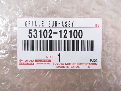 Genuine OEM Toyota 53102-12100 Lower Radiator Grille 2017-18 Corolla iM ...