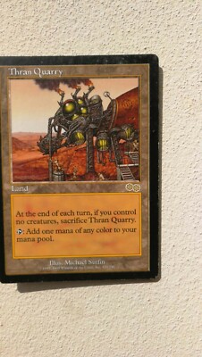 MTG Thran Quarry Urza's Saga MP/LP | eBay Australia