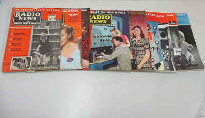 Vintage Radio News and Short Wave Radio Magazine "1938" Qty 9 | eBay
