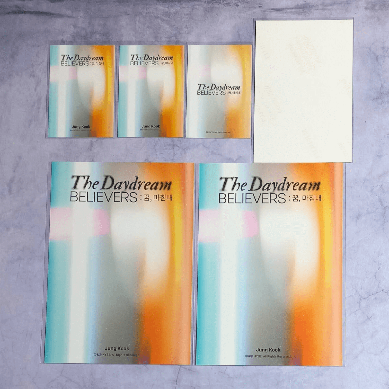 BTS HYBE Exhibition The Daydream Believers Photocard Postcard Photo ...