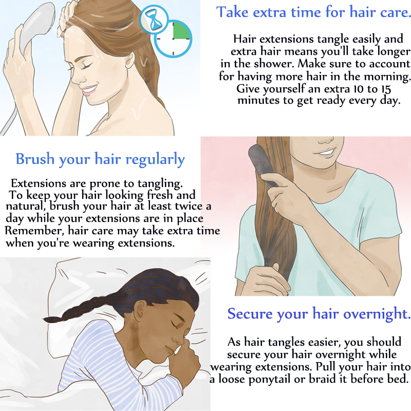 Summer Middle Part Side Bangs Clip in Human Hair Extensions One Piece ...