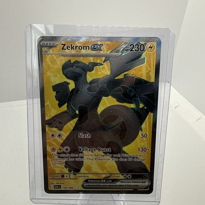 Pokémon TCG Zekrom EX 158/086 Ultra Rare Black Bolt SV | eBay