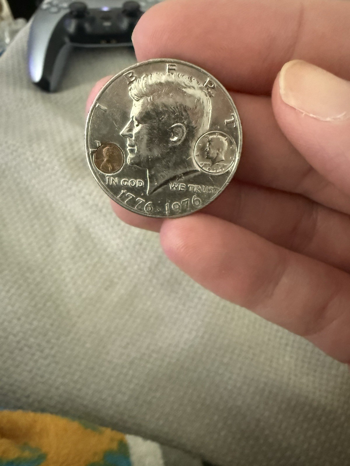 Kennedy Half Dollar Altered After Mint Super Rare One of A Kind Coin | eBay