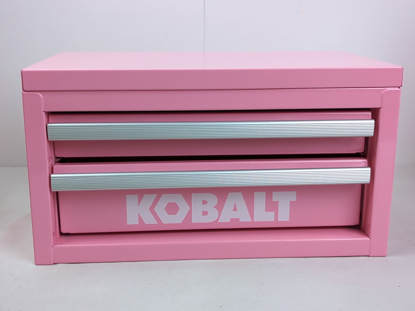 KOBALT Mini STEEL Tool Box w/ 2 Magnetic Drawers + LIFT-UP Lid, PINK ...