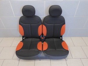 CITROEN C2 SITZ RÜCKSITZBANK RÜCKSITZ / STOFF / ORANGE / hinten (SA36.1 ...