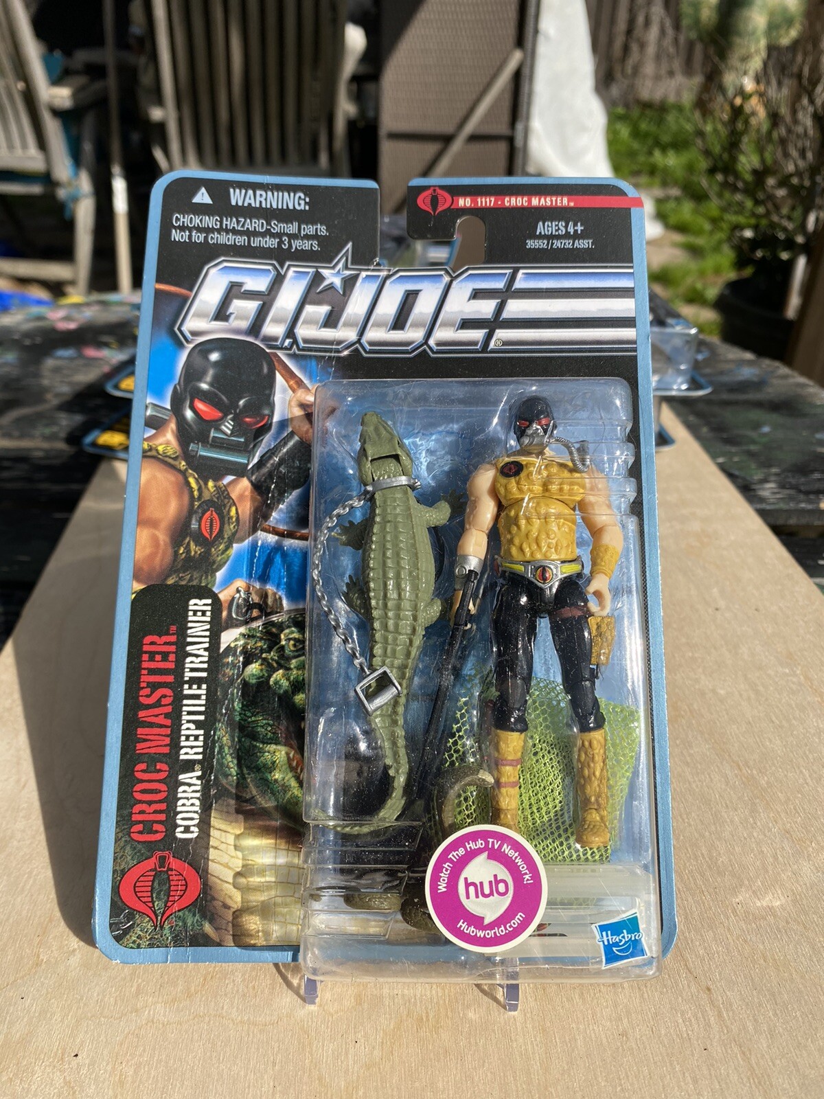 Croc Master Reptile Trainer GI Joe Pursuit of Cobra 2010 Hasbro NEW MOC ...