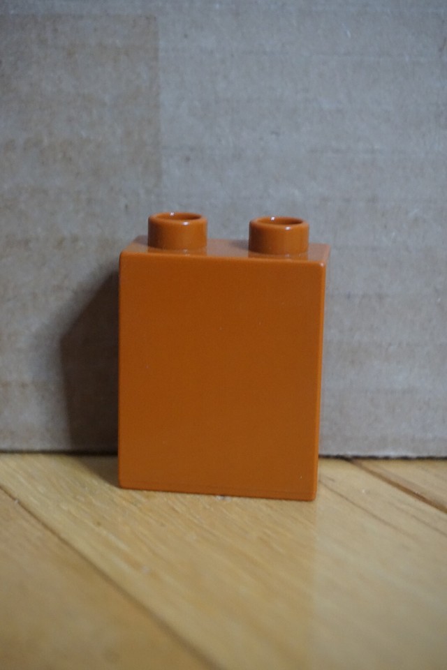 Lego DUPLO 1 x 2 x 2 Printed Shaped Plain Specialty Brick You Choose ...