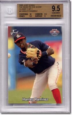 2005 HANLEY RAMIREZ Rookie Glossy Tiffany RC B G S 1/1 | eBay
