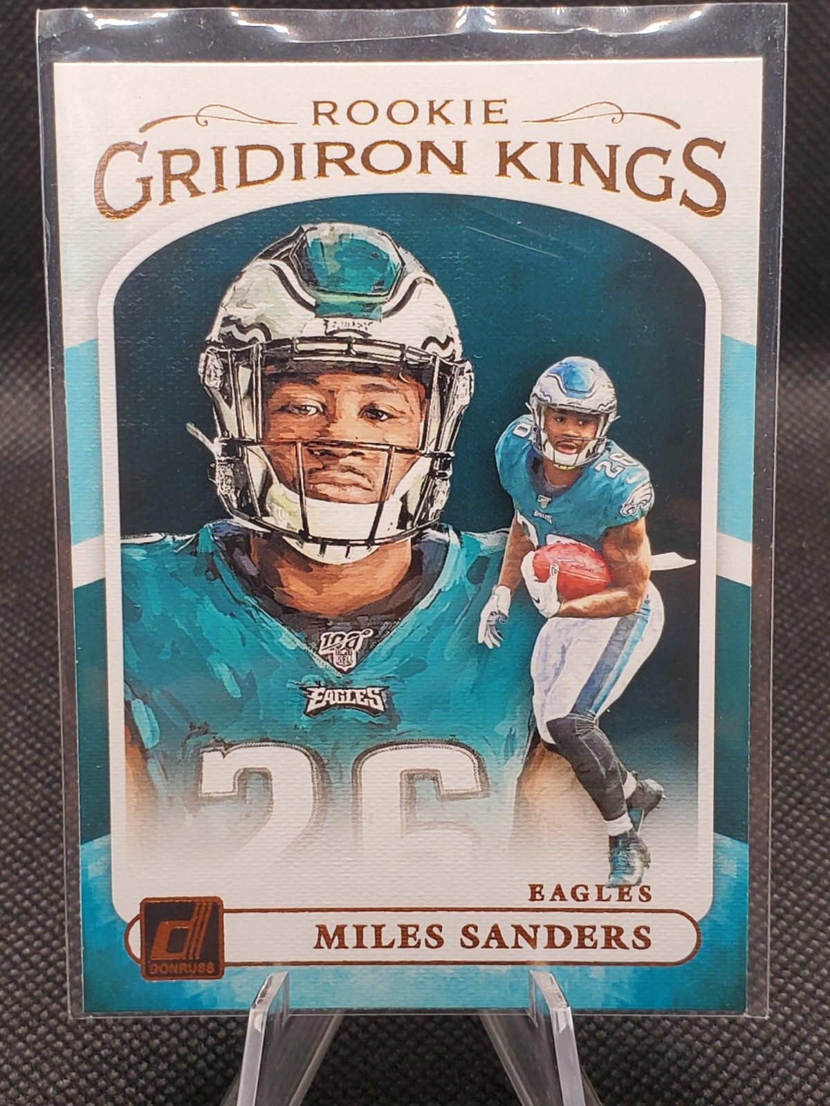 2019 Panini Donruss - Rookie Gridiron Kings #RGK-10 Miles Sanders (RC ...