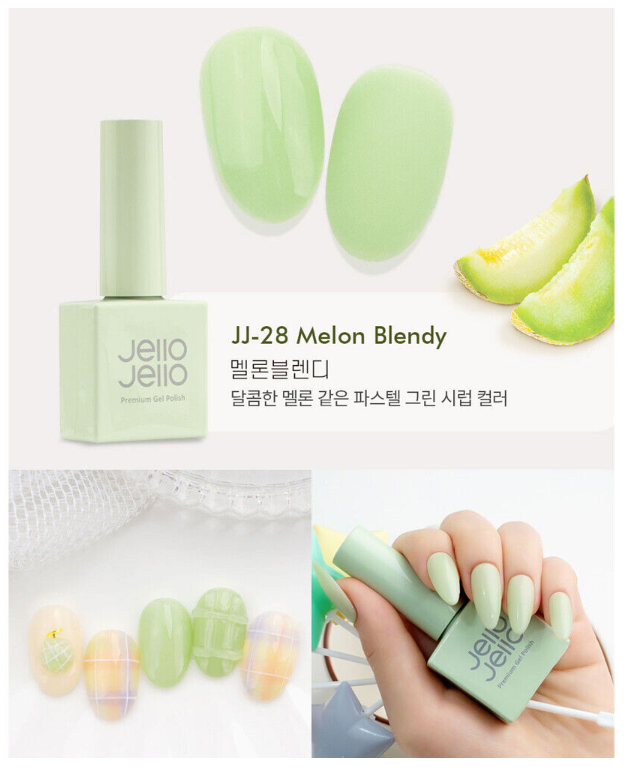 JelloJello Spring Syrup Gel Edition Gel Nail Polish Spring 6 Color Set ...