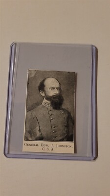 General Edward J. Johnston 1912 Civil War Picture Portrait | eBay