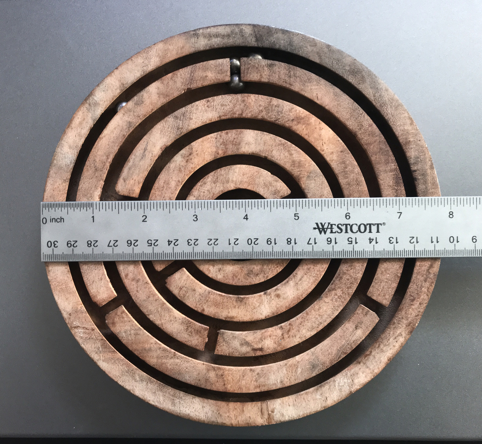 Wooden Labyrinth Board Game Ball in Maze Puzzle Game Handcrafted Made ...