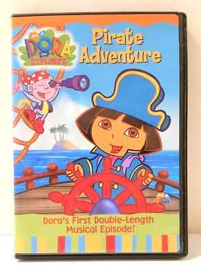 Dora the Explorer Pirate Adventure DVD Nick Jr. Cartoon Double Length ...