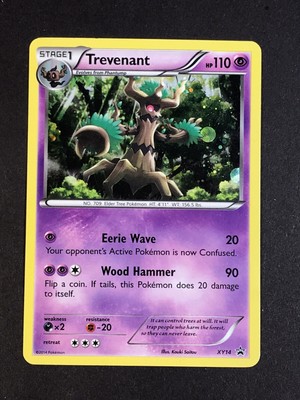 Pokemon Trevenant XY14-Black Star-Promo Card-Holo-Good 2014 (L7) | eBay