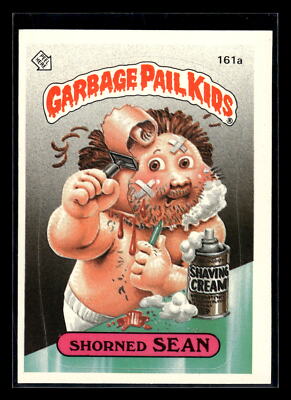 1986 Topps Garbage Pail Kids #161a Shorned Sean 4th Series 4 Sticker | eBay