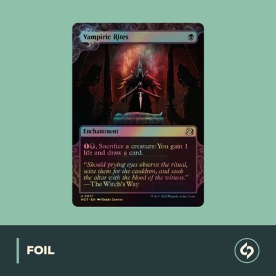MTG | Vampiric Rites | WILDS OF ELDRAINE | NM | EN | SHOWCASE | FOIL | eBay