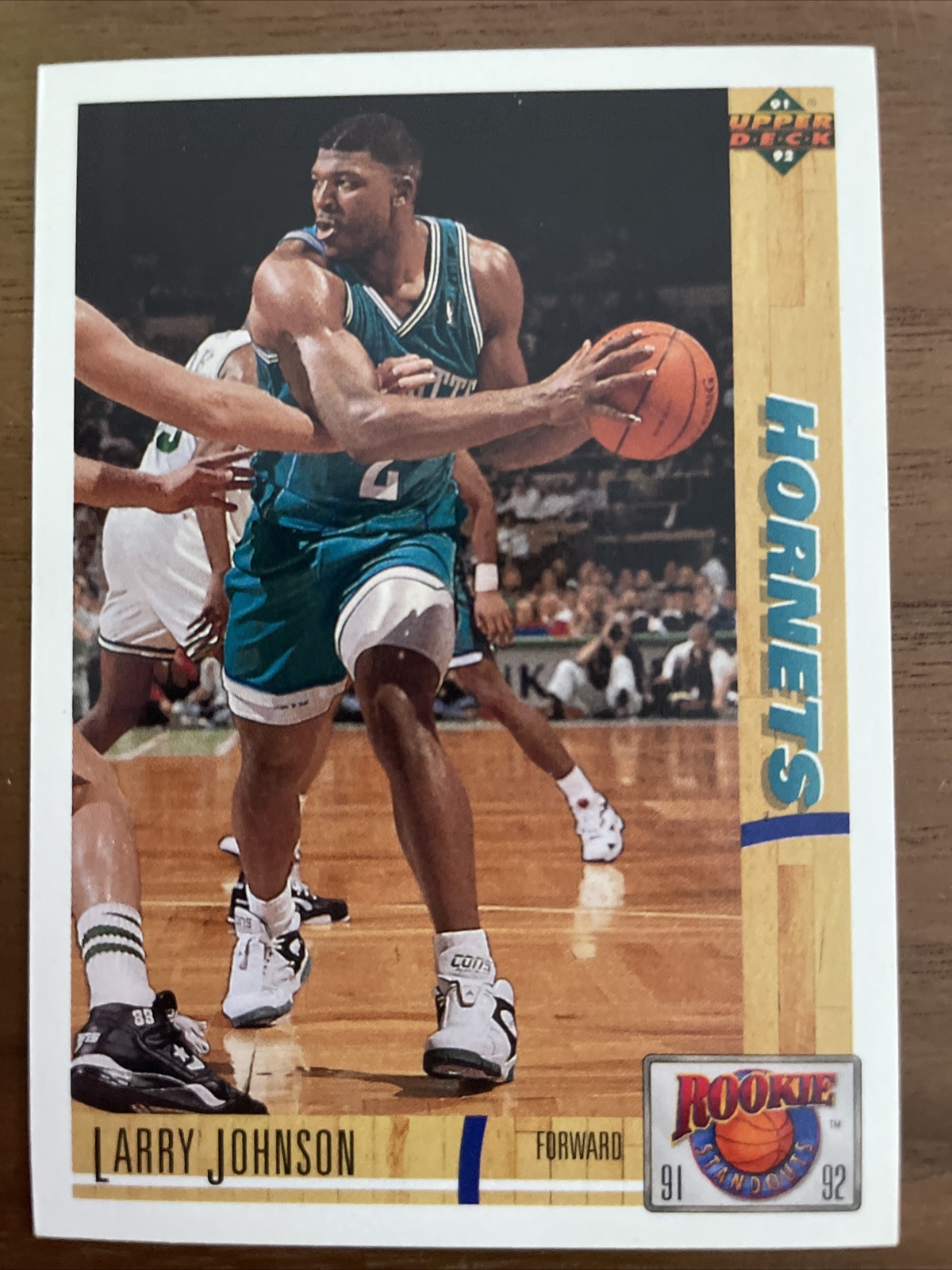 1991-92 Upper Deck - Rookie Standouts Larry Johnson #R26 (RC) for sale ...