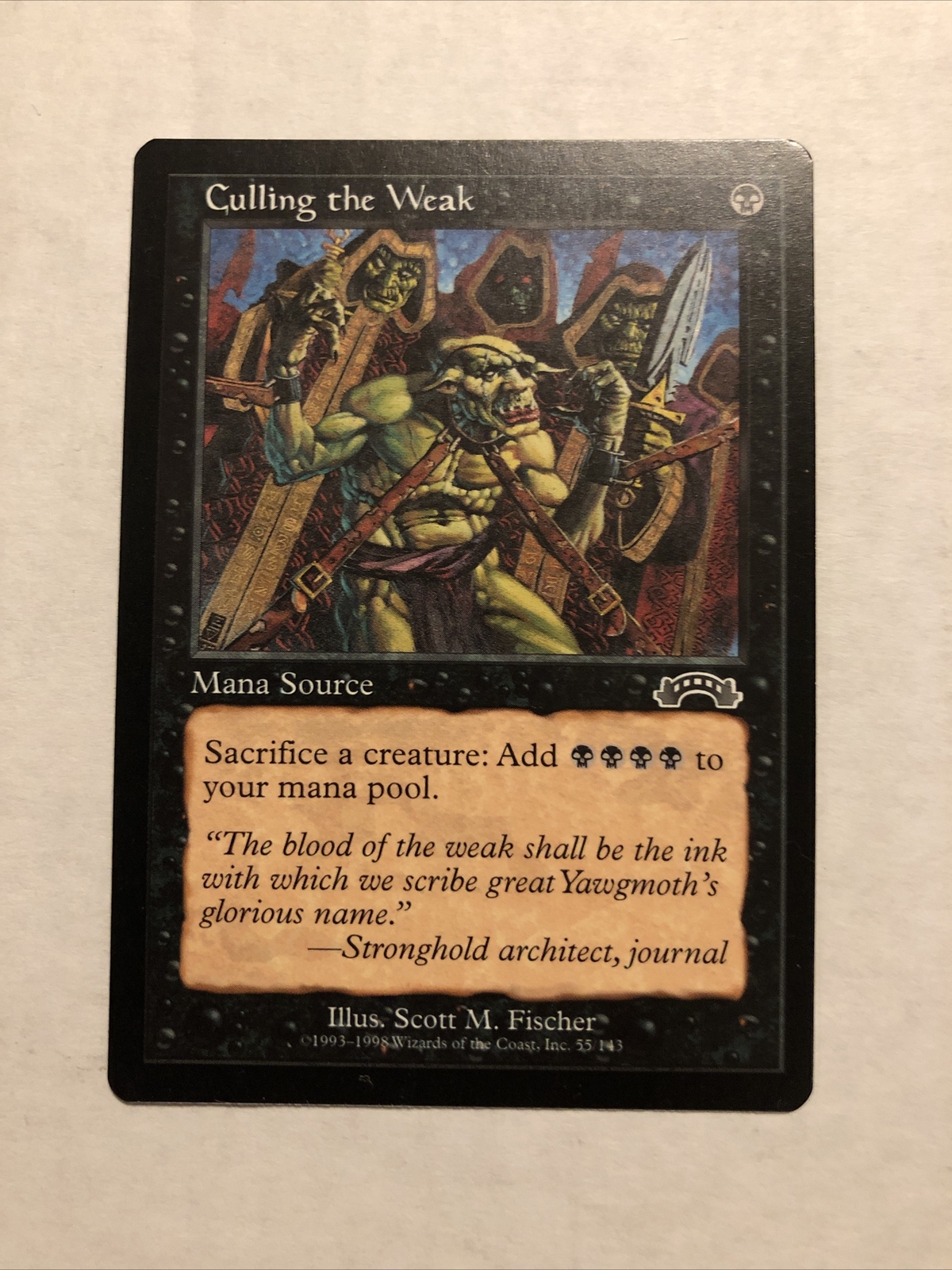 MTG Culling the Weak Exodus 55/143 Regular Common for sale online | eBay