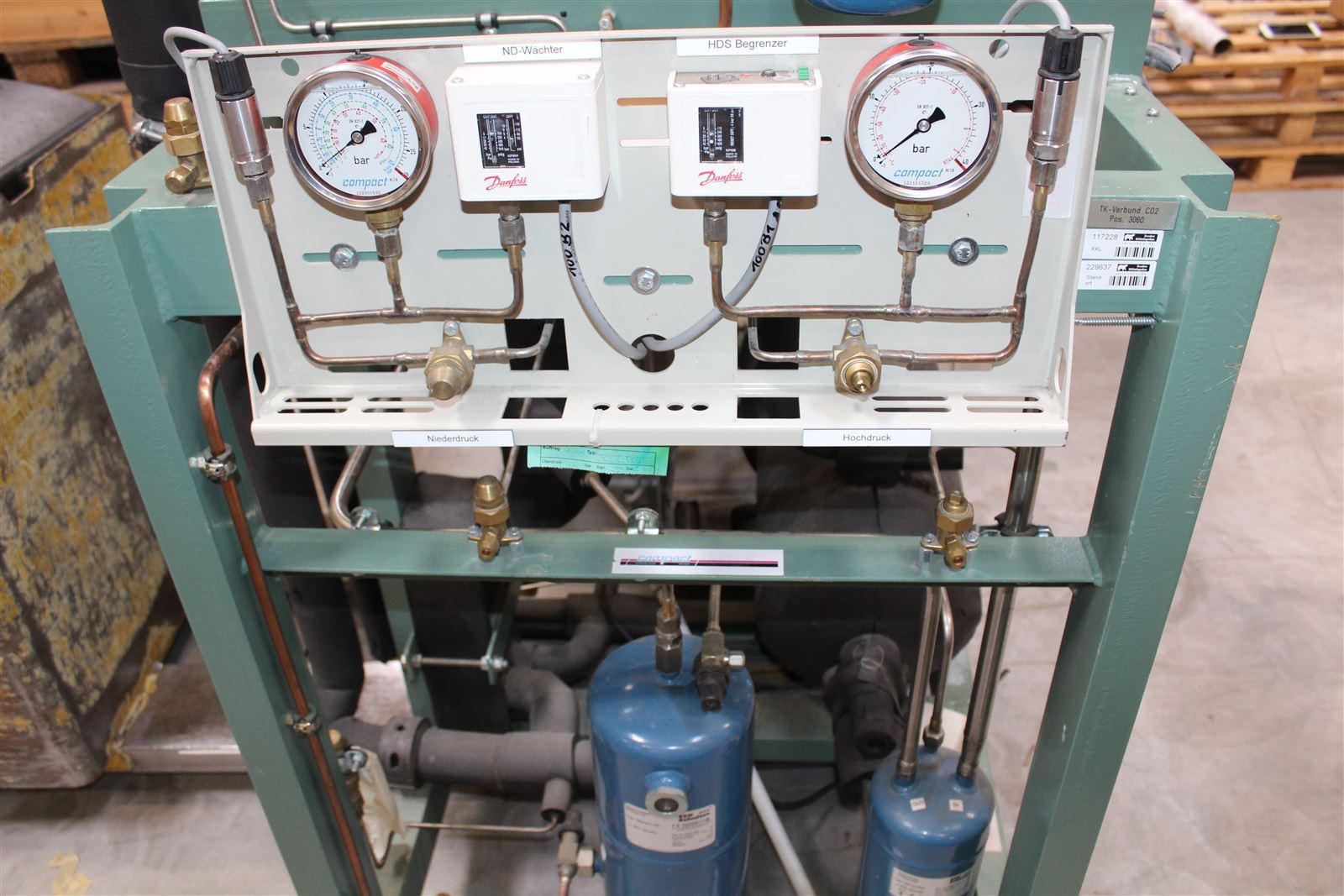 BITZER 2HSL-3K-40S Refrigeration Compressor R744 Verbundanlage System ...