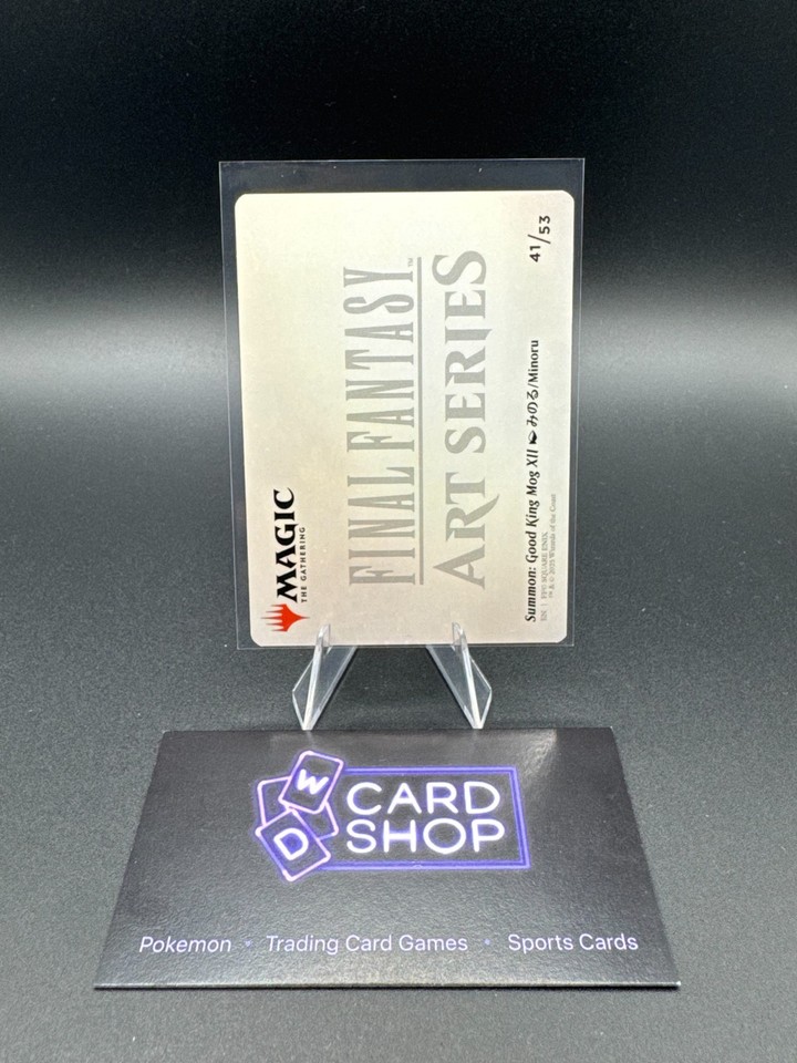 Summon Good King Mog XII Gold Signature Magic Final Fantasy Art Series ...