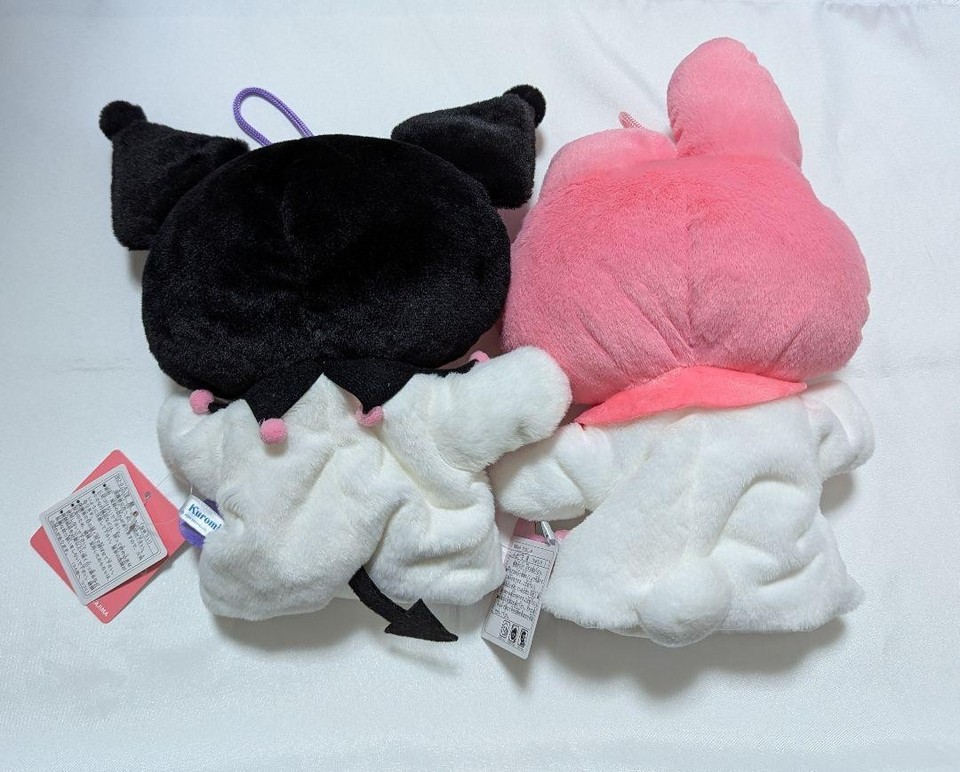 Sanrio My Melody Kuromi Hand Puppet Plush Toy Tagged | eBay