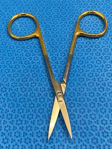 V. Mueller Vital Iris Straight Knapp Scissors 11.5cm Overall Length OP5526 | eBay