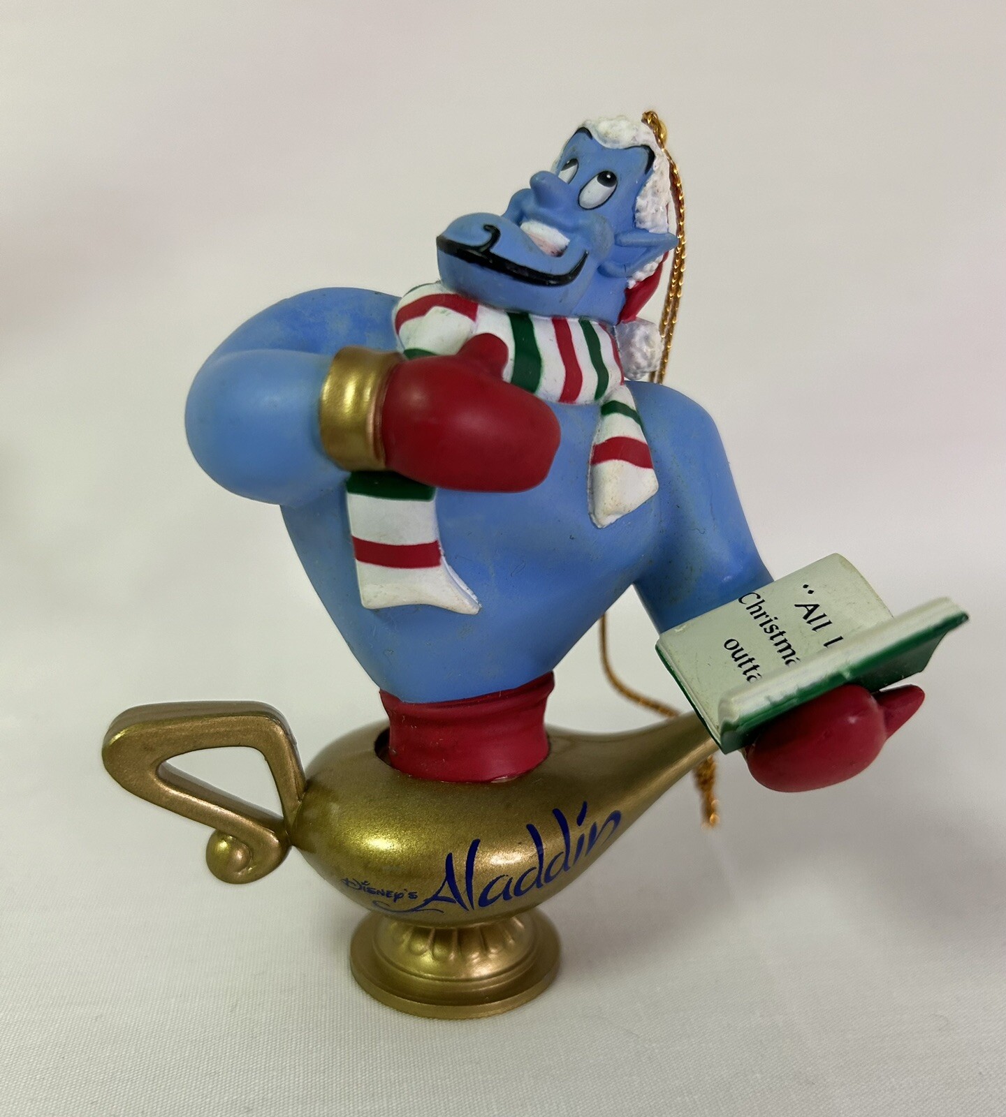 Disney Genie From Aladdin, Christmas Ornament, Christmas Wish | eBay