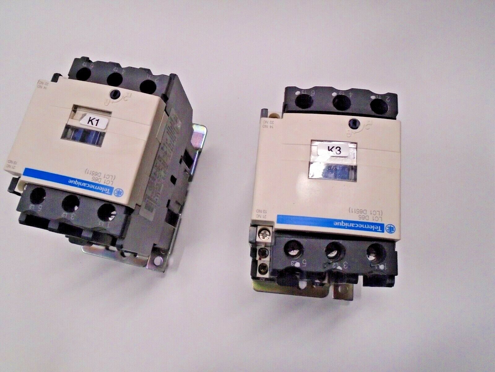 Schneider Electric LC1D65 80A Motor Starter Telemecanique LC1 D6511 D65 ...