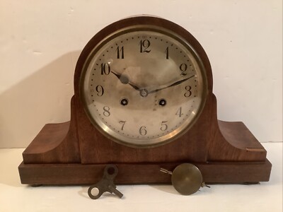 RARE Antique Germany 8 Day Junghans Wurttemberg B21 Mantel Clock WORKS ...