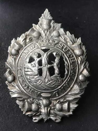 Argyll And Sutherland Highlanders Victorian British Army Cap badge | eBay