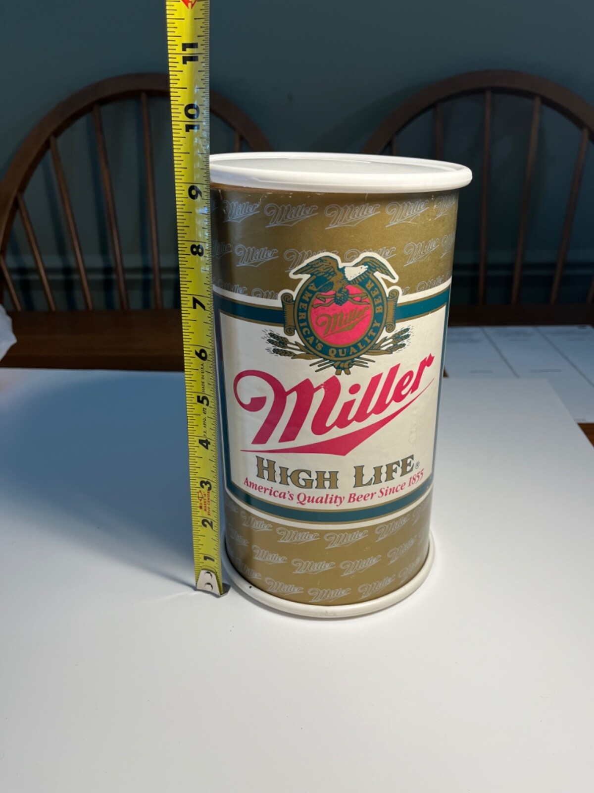 Miller High Life Beer Can Bank Cardboard Plastic | eBay