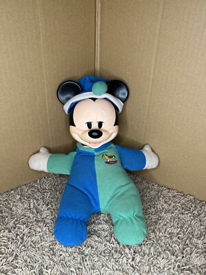 Hug & Glow Glo Baby Mickey Mouse Mattel Light Up Plush Disney vintage ...