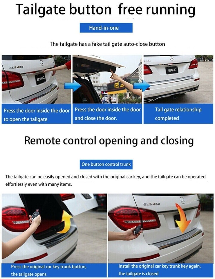 Fits for Ford edge 2015-2023 Power Liftgate Retrofit Electric Tailgate ...