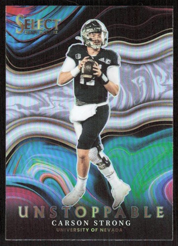 2022 6387A PANINI SELECT DRAFT PICKS UNSTOPPABLE SILVER PRIZM Carson ...
