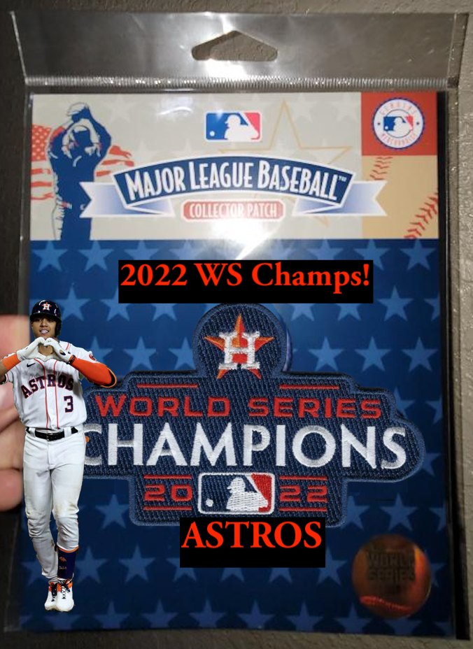 Official 2022 World Series Championship Patch 2022 World Series Houston ...