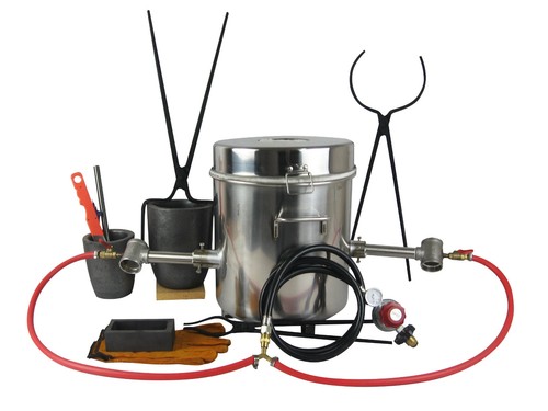 16 KG Gas Metal Melting Furnace Propane Forge Lifting And Pouring Tongs ...