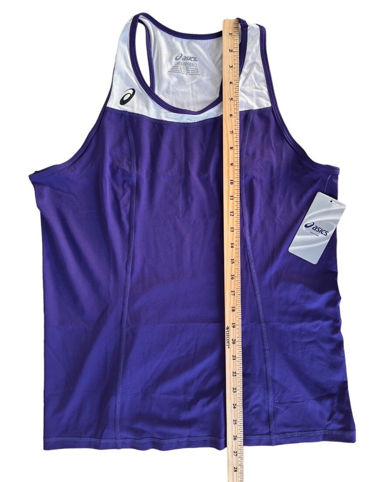 ASICS Women's Chaser Shimmel Tank Top Performance Racerback Size 2XL ...