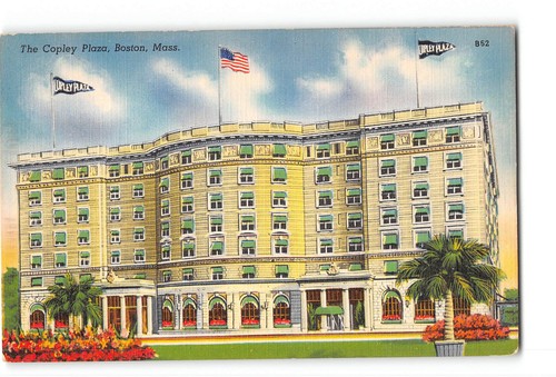 Boston Massachusetts MA Postcard 1930-1950 The Copley Plaza | eBay