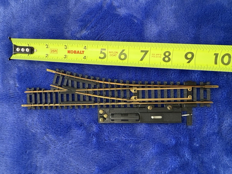 Atlas HO Scale 9" Left RIGHT Remote Snap Switch Turnout Tyco Train ...