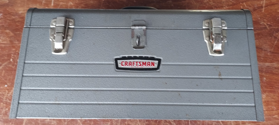 '60s Vintage Craftsman 'Crown-logo' 6500 toolbox with tray. Made in USA ...