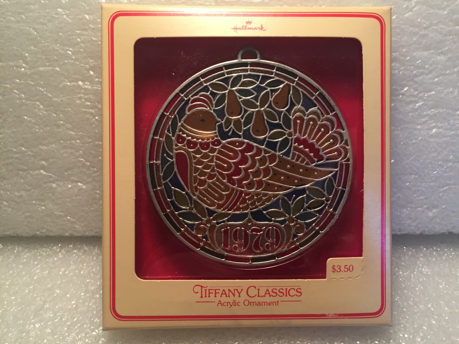 1979 Hallmark Ornament Tiffany Classics Partridge in a Pear Tree ...