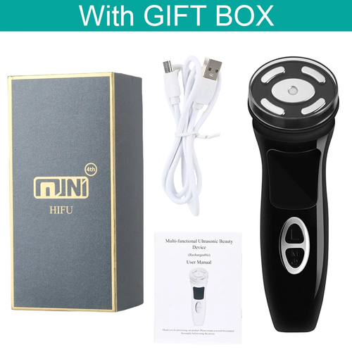 Wireless Facial Lifting HIFU 4.0 Ultrasonic Facial Machine 4 in 1 Skin ...
