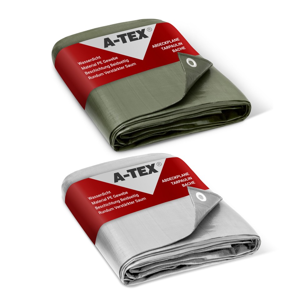 A-TEX® Abdeckplane Plane mit Ösen Holzplane Gewebeplane Bootsplane ...